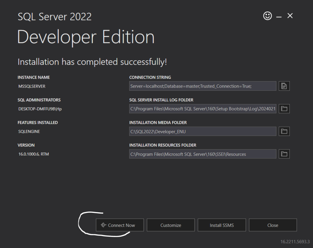 SQL Server Installation - Java Training School